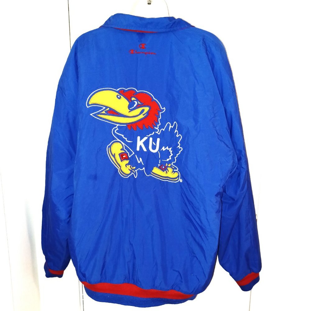 Vintage Champion Kansas Jayhawk Embroidered Coat - Gem